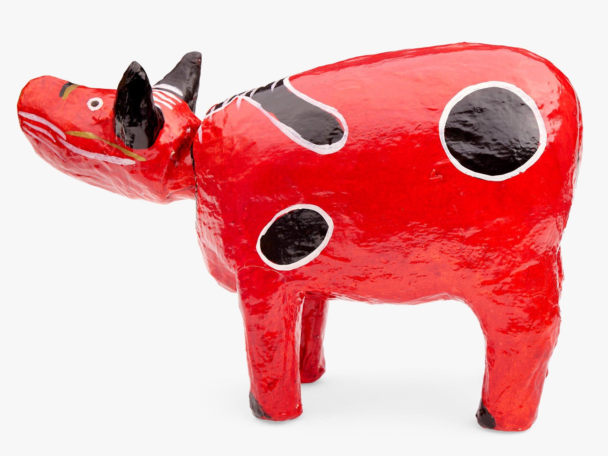 Akabeko (red cow)—Toys and Play Exhibition