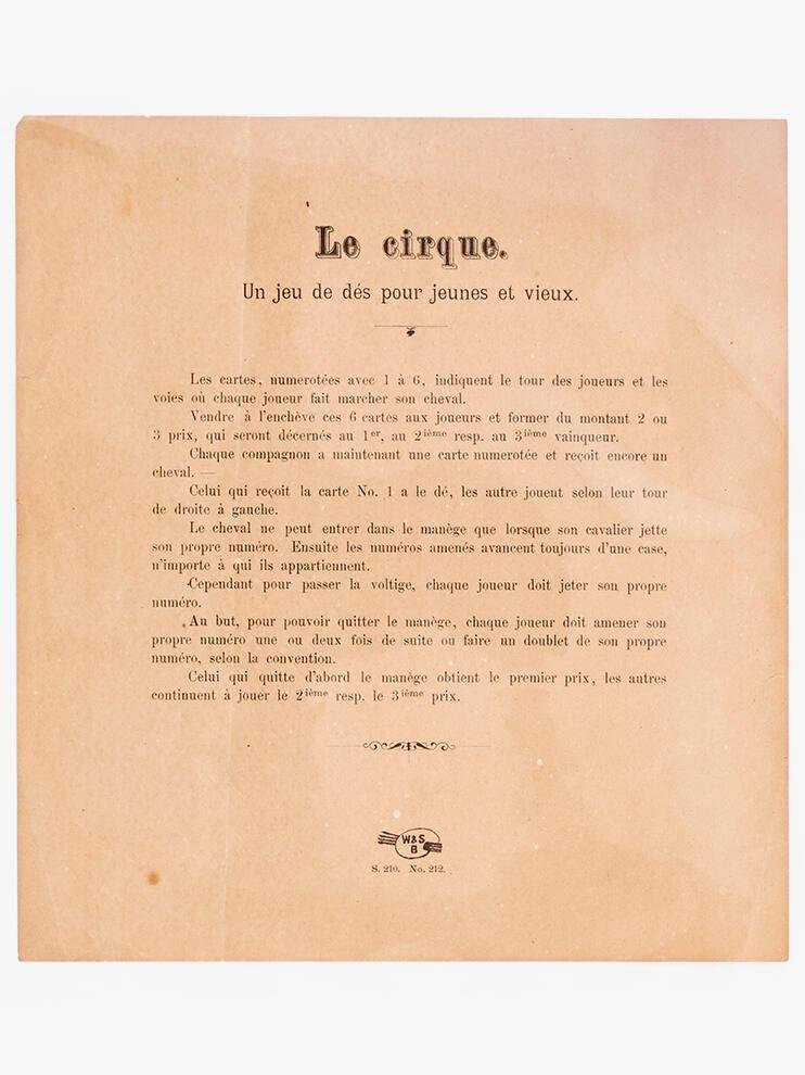 Le Cirque Board Game—Toys & Play Exhibition