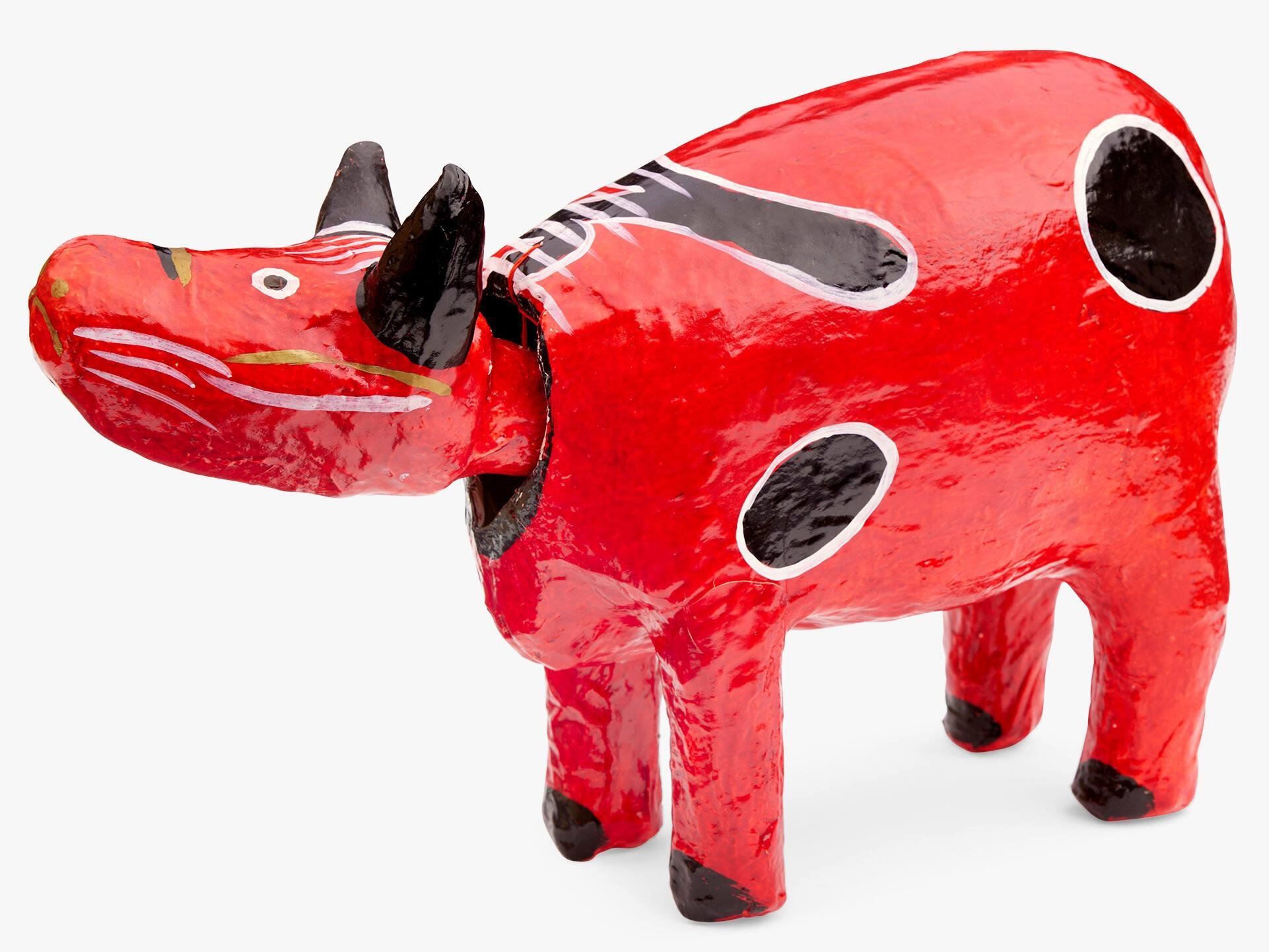 Akabeko (red cow)—Toys and Play Exhibition