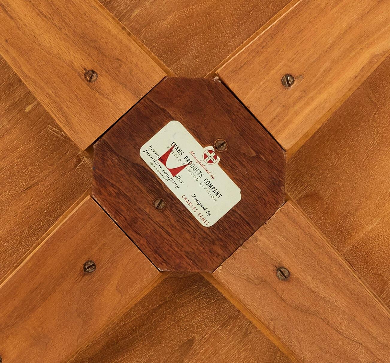 CTW Eames Coffee Table—Walnut Plywood