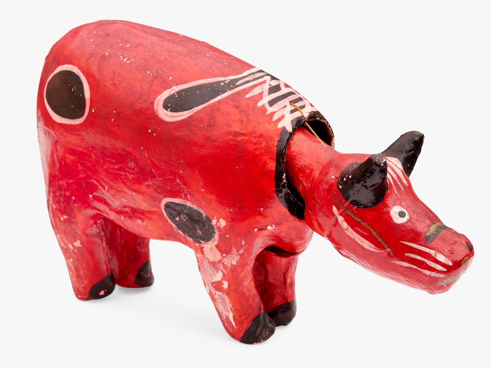 Akabeko (red cow)—Toys and Play Exhibition