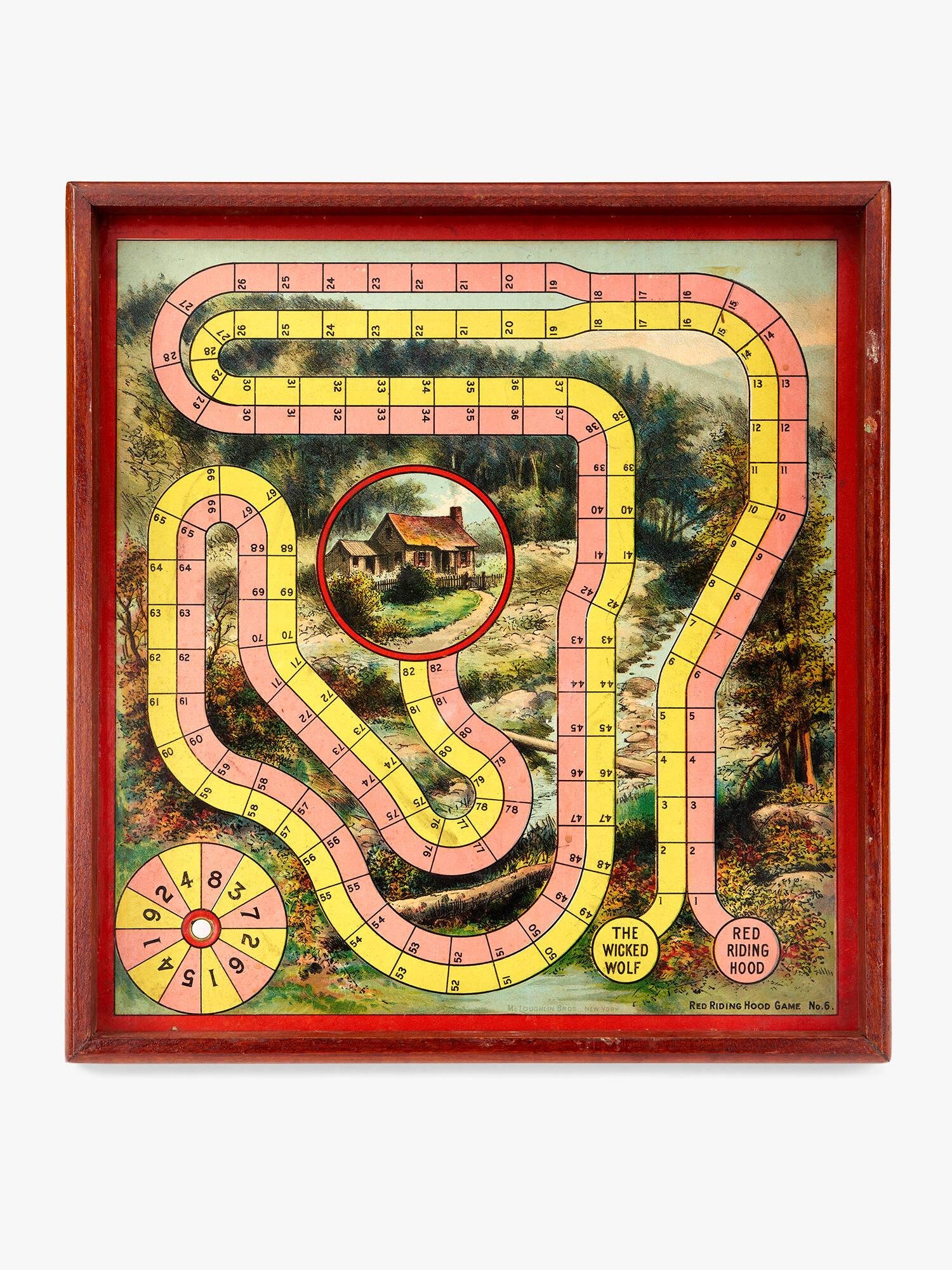 Chutes & Ladders/Red Riding Hood Game Board