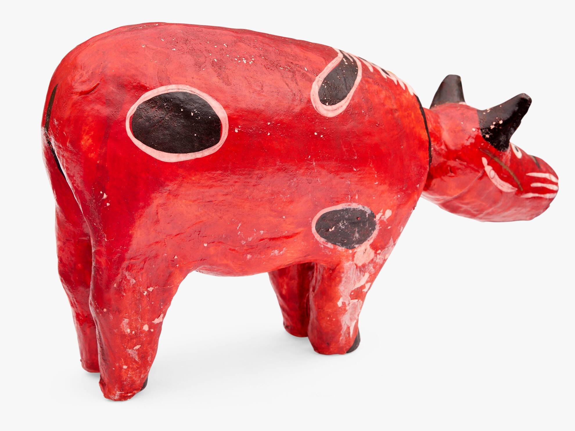 Akabeko (red cow)—Toys and Play Exhibition