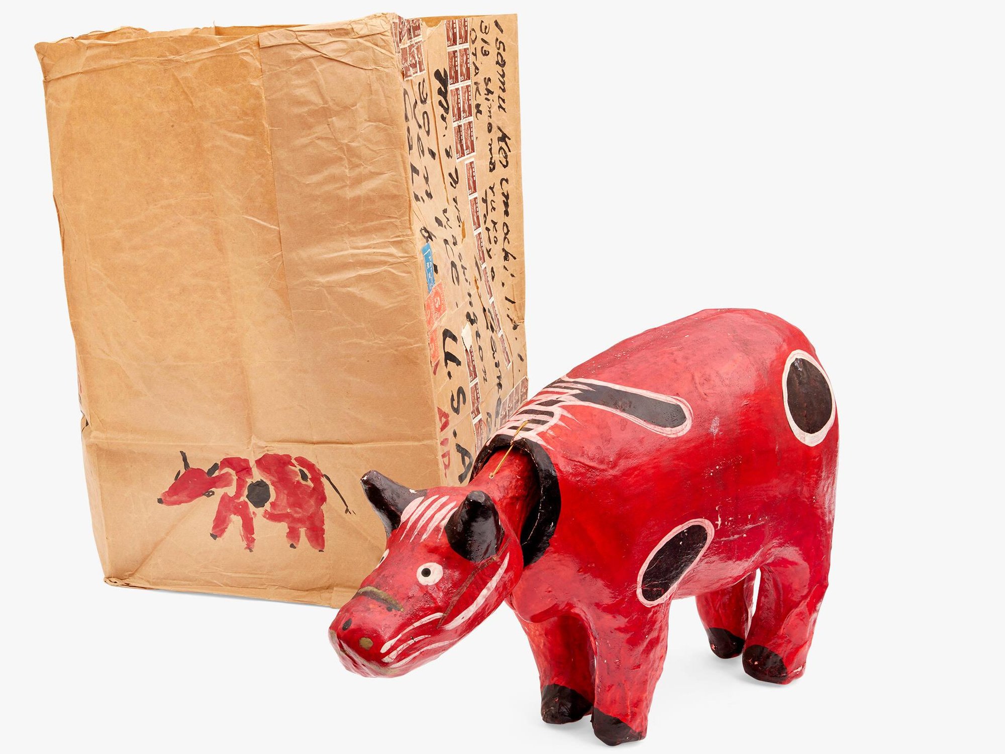 Akabeko (red cow)—Toys and Play Exhibition
