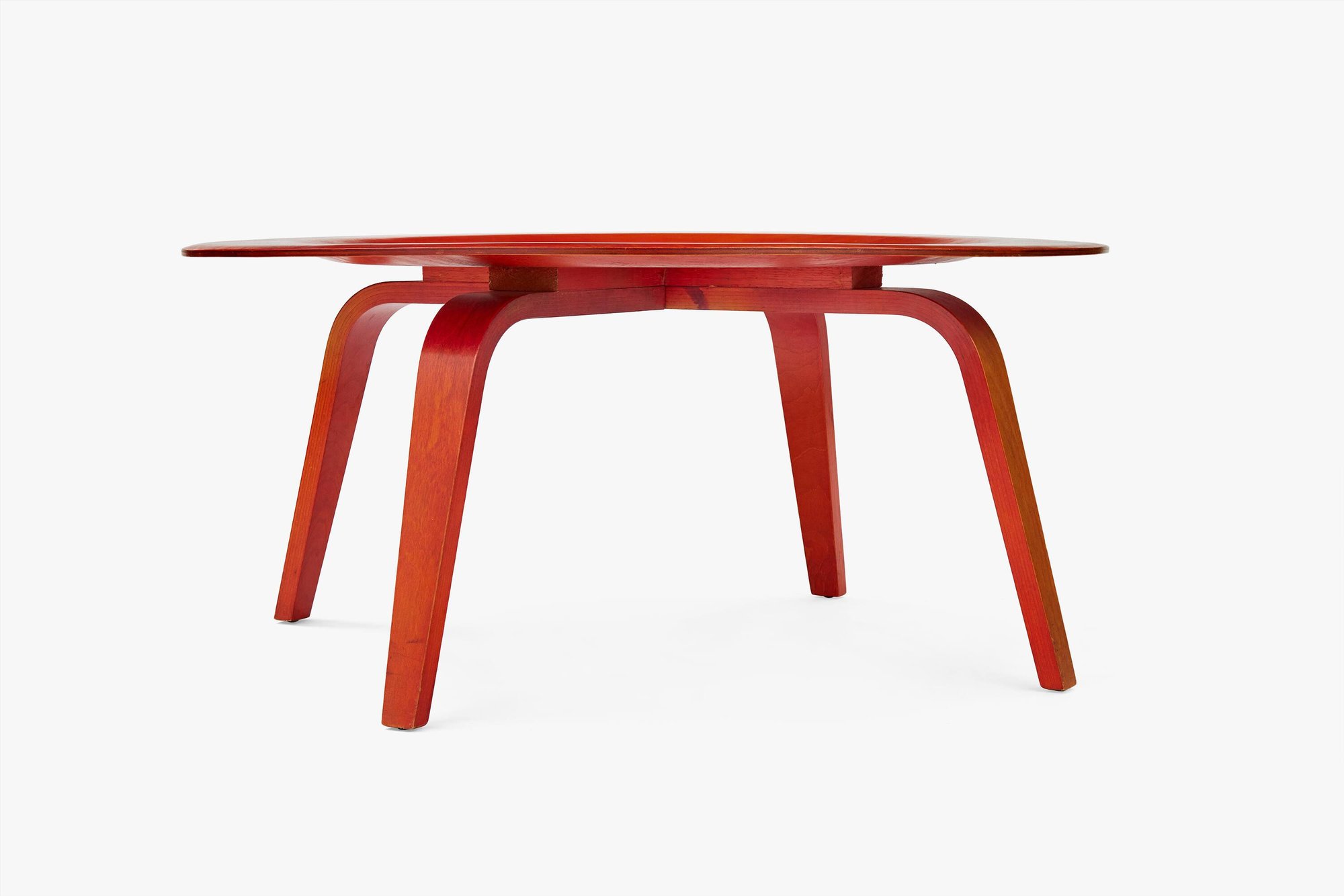 CTW Coffee Table—Red Aniline Birch Plywood