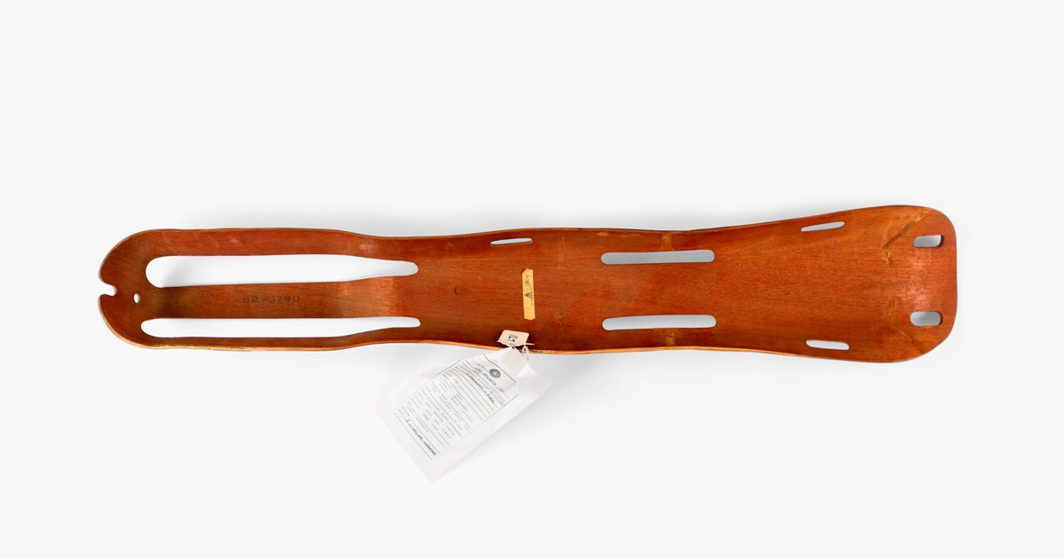 Eames Leg Splint Mahogany Plywood | Eames Institute