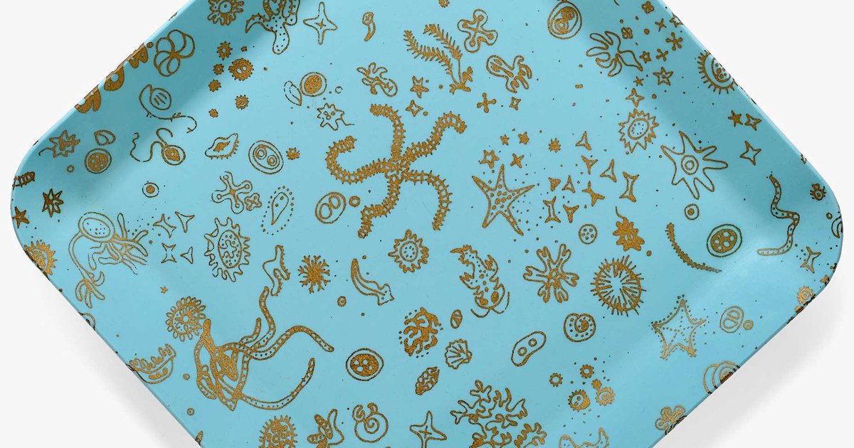 “Sea Things” Tray, Pattern Design By Ray Eames | Eames Institute